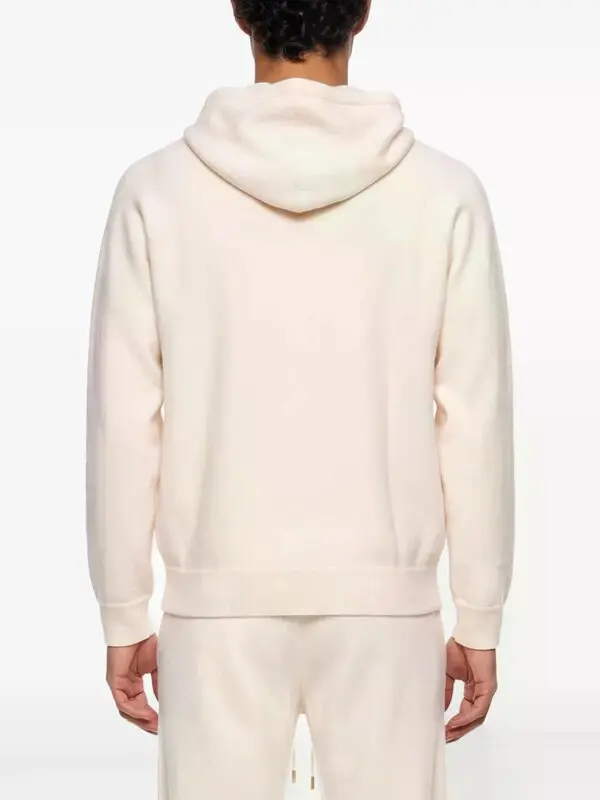 Canali Zip-up Raglan-sleeve Hoodie