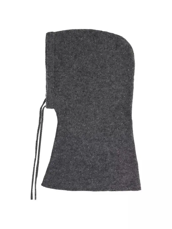 Fabiana Filippi Sequin-embellished Balaclava - Grey