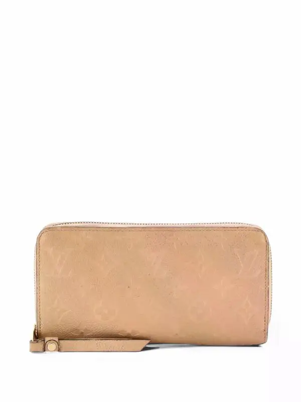 LOUIS VUITTON Zippy Wallet Monogram Empreinte Leather Small Wallets - Neutrals