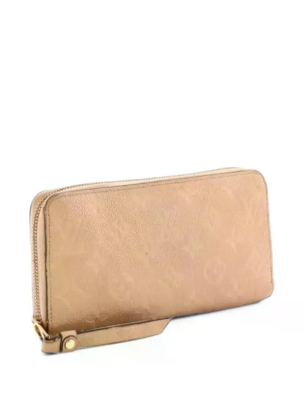LOUIS VUITTON Zippy Wallet Monogram Empreinte Leather Small Wallets