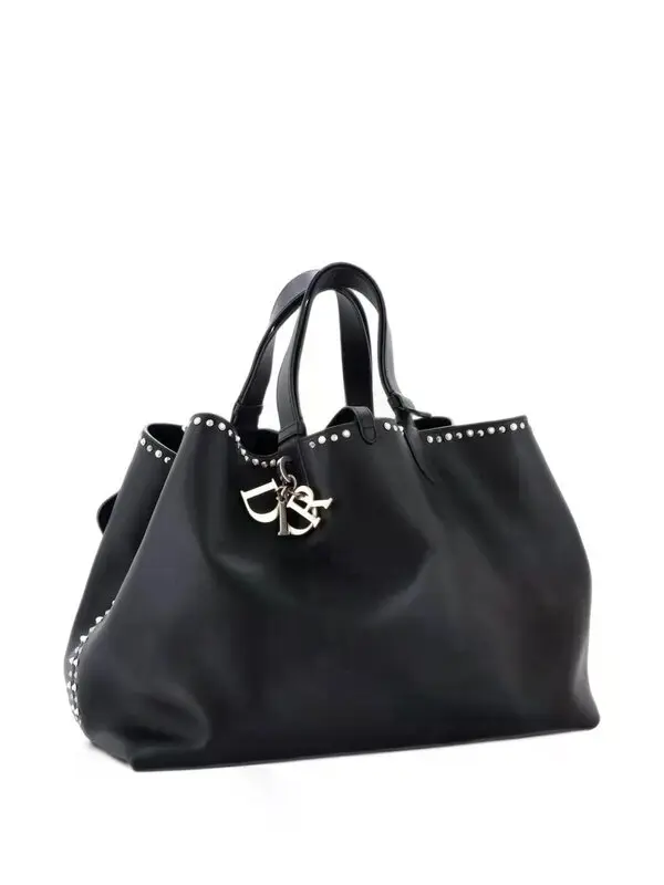 Dior Toujours Studded Leather Large Tote Bag