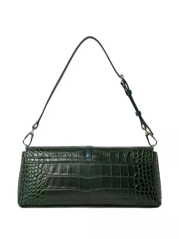 Stella McCartney Ryder Croc-embossed Pochette Shoulder Bag