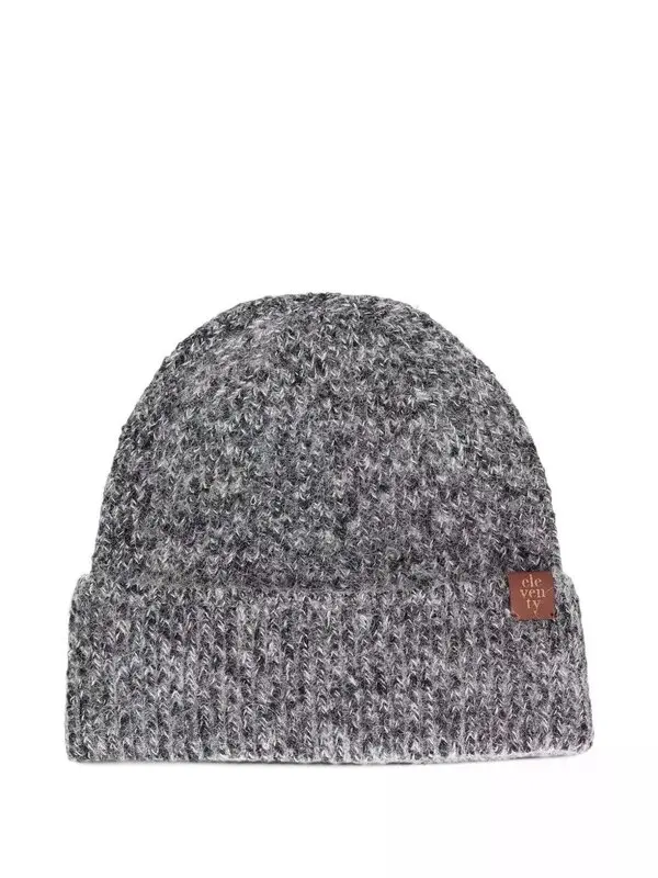 Eleventy Chunky-knit Beanie Hat - Grey
