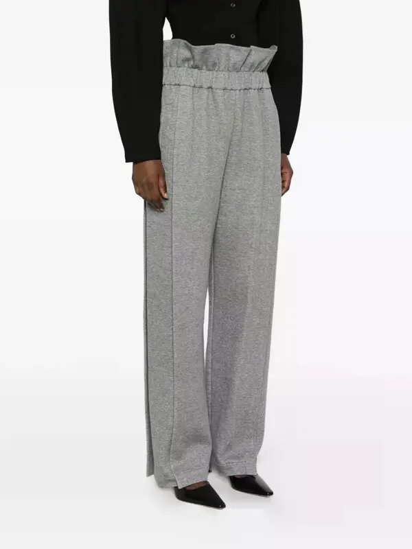 Carven Paperbag-waist Wide-leg Trousers