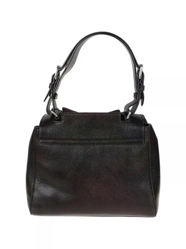Orciani Small Sveva Lagoon Pebbled Leather Shoulder Bag