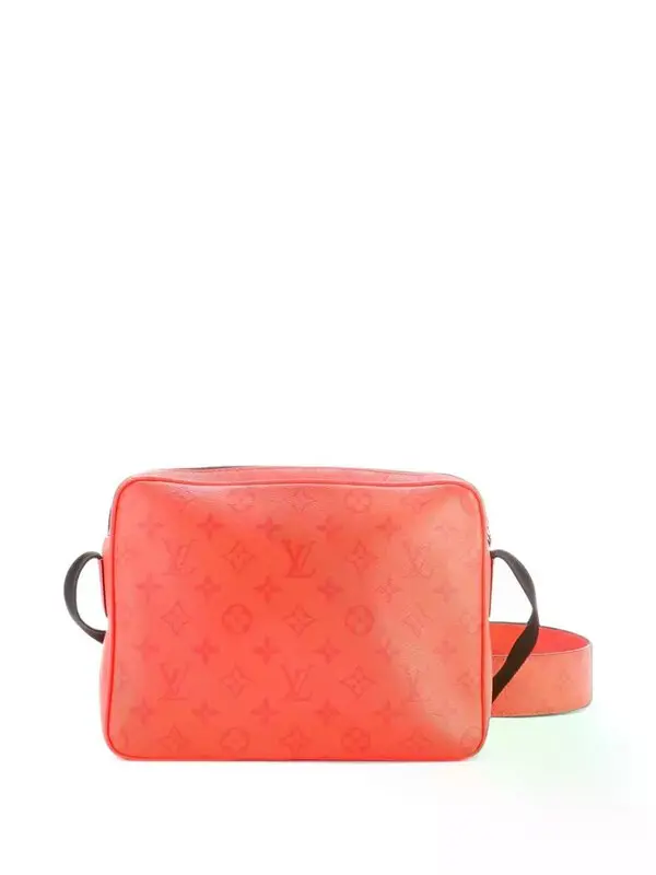 LOUIS VUITTON Outdoor Messenger Bag Monogram Taigarama Crossbody Bag