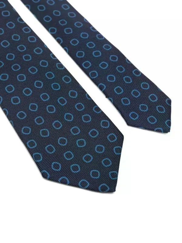 Kiton Geometric-print Tie