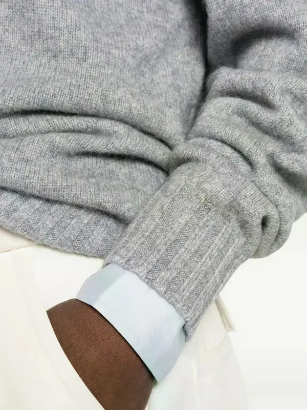 Carven Crew-neck Ribbed-trim Sweater
