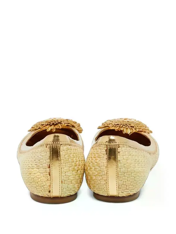Tory Burch Reva Logo-detail Ballet Flats