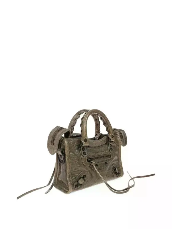 Balenciaga Le City Bag Nano In Army Green