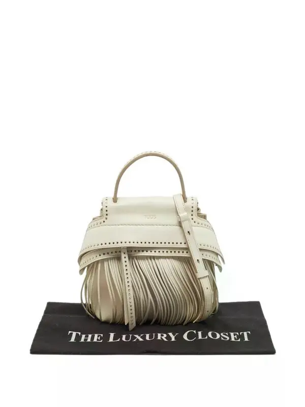 TOD'S Wave Fringe Two-way Handbag