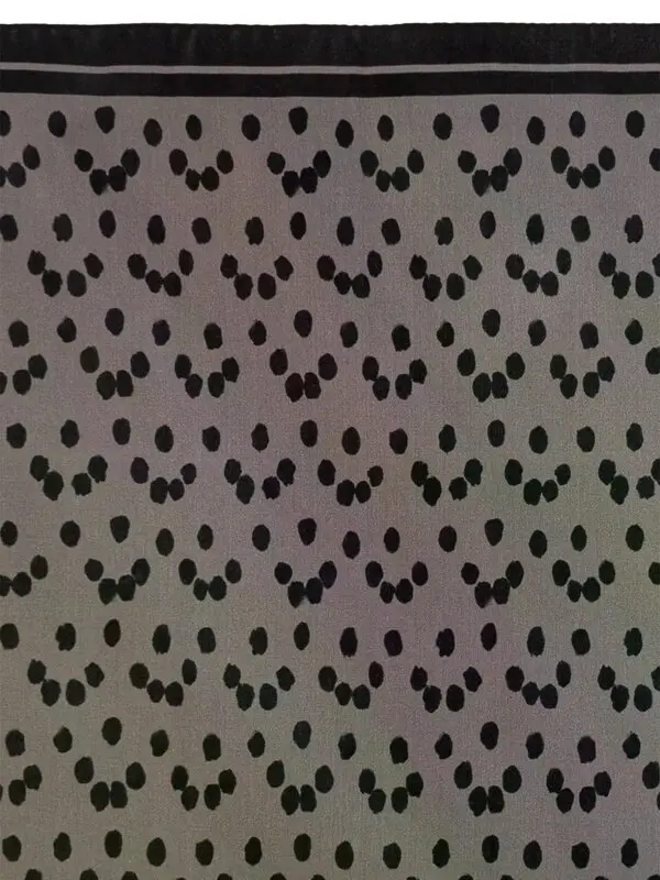 JIMMY CHOO Silk Patterned Scarf