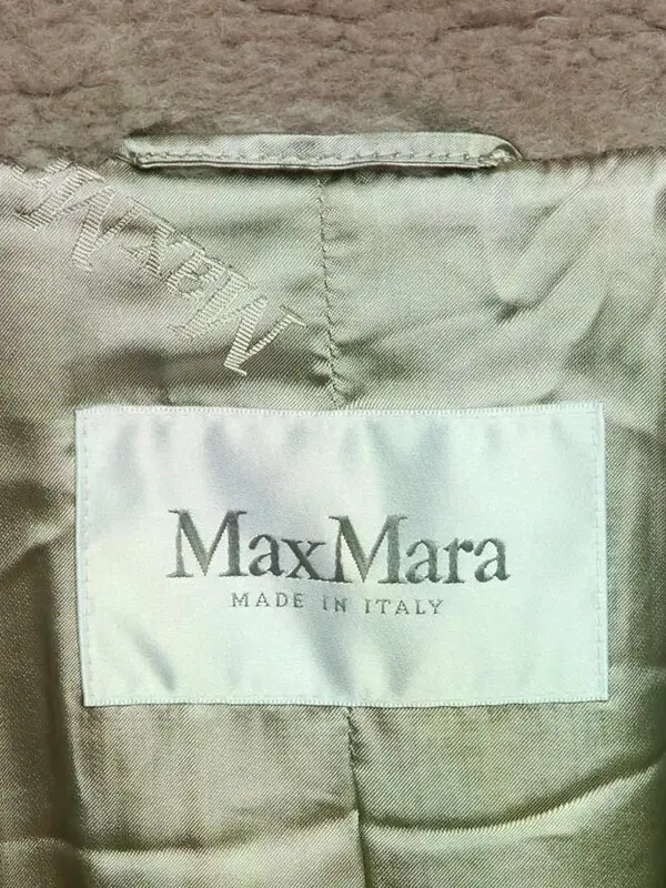 Max Mara Teddy Double-breasted Coat - Neutrals