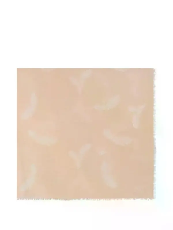 Elisabetta Franchi Wool And Cashmere Foulard Scarf - Neutrals