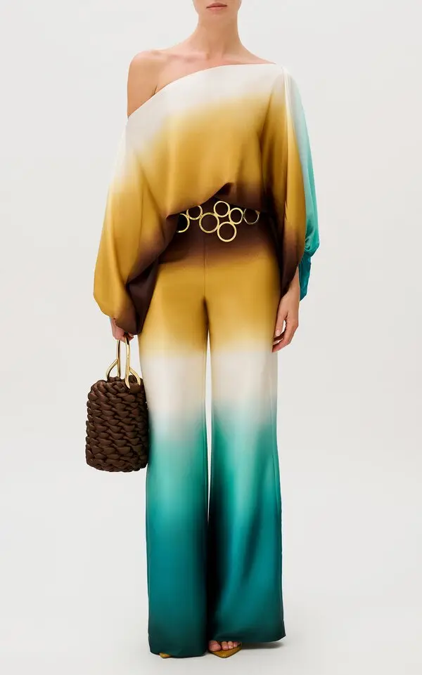 Silvia Tcherassi Bellagio Silk-blend Blouse
