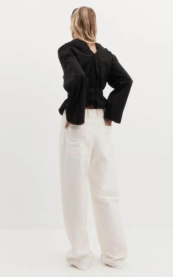 HARRIS TAPPER Exclusive Chaimberlain Tech-taffeta Top - Black