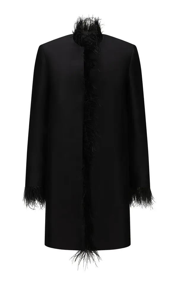 HARRIS TAPPER Exclusive Astor Wool-silk Mini Dress