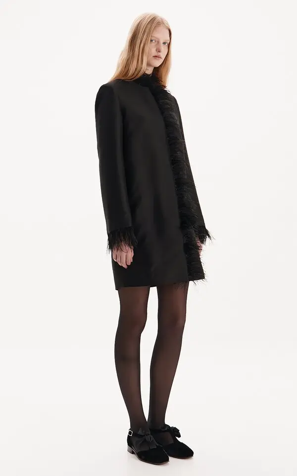 HARRIS TAPPER Exclusive Astor Wool-silk Mini Dress