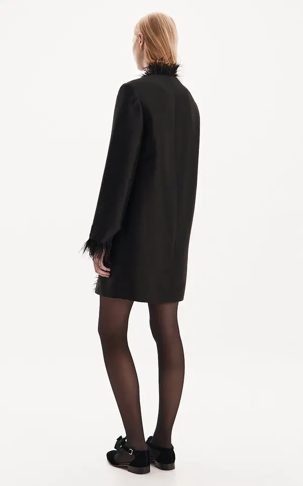 HARRIS TAPPER Exclusive Astor Wool-silk Mini Dress