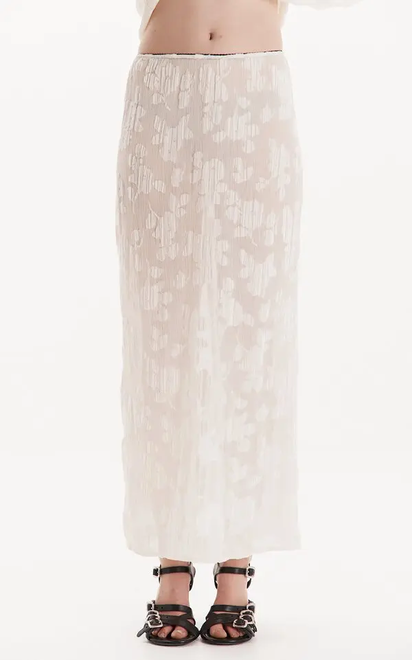 HARRIS TAPPER Exclusive Milen Velvet Devoré Maxi Skirt