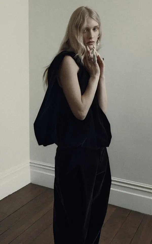 HARRIS TAPPER Exclusive Cail Velvet Trousers
