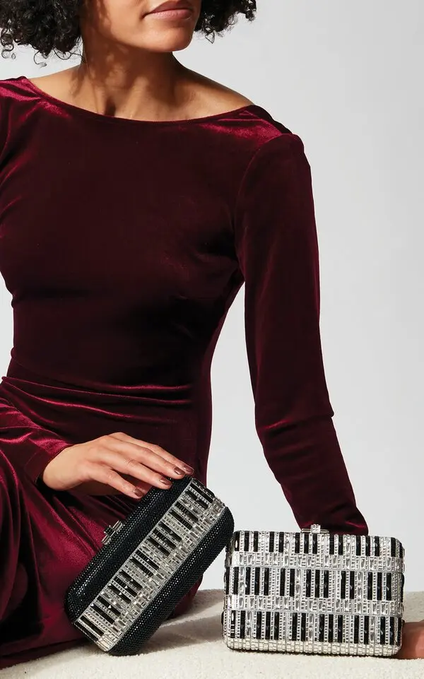 Judith Leiber Riff Slim Slide Clutch