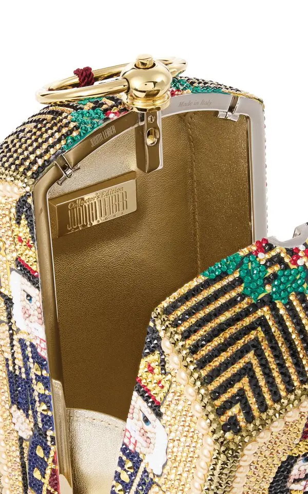 Judith Leiber Nutcracker Rectangle Dome Clutch