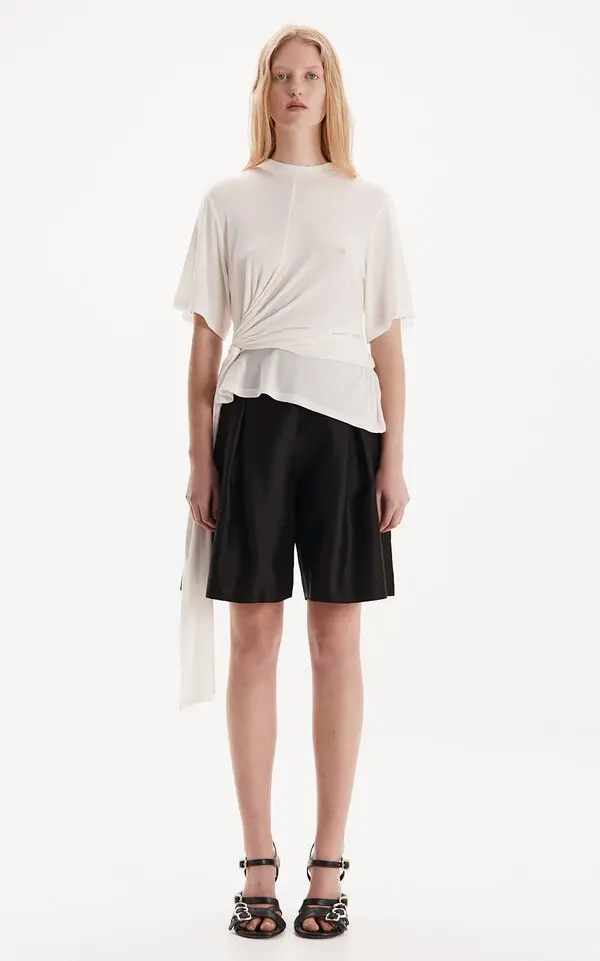 HARRIS TAPPER Exclusive Kennedy Wool-silk Shorts