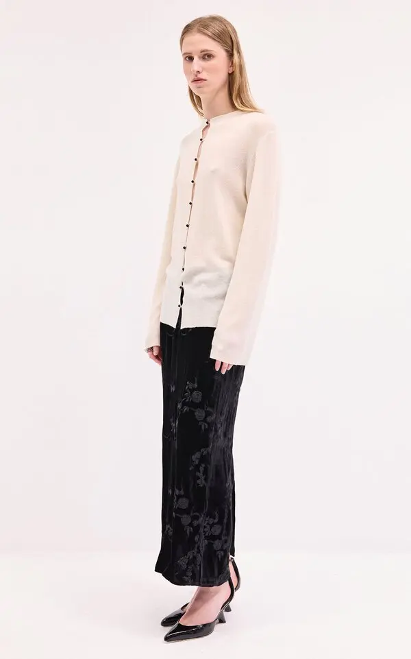 HARRIS TAPPER Exclusive Violetta Wool Cardigan