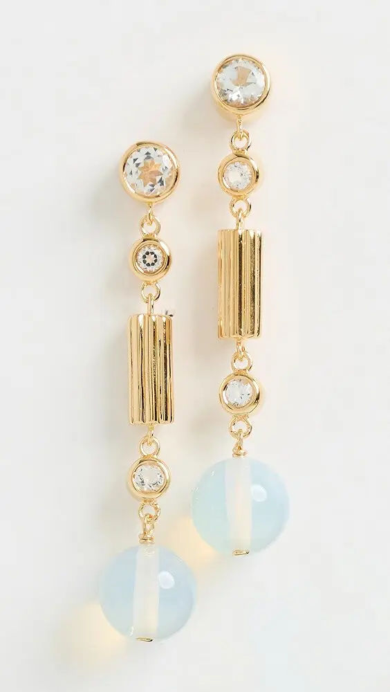 DEVE White Topaz Cume Earrings - Opalite