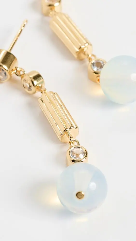 DEVE White Topaz Cume Earrings