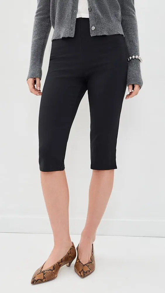 REFORMATION Jill Cropped Knit Pants