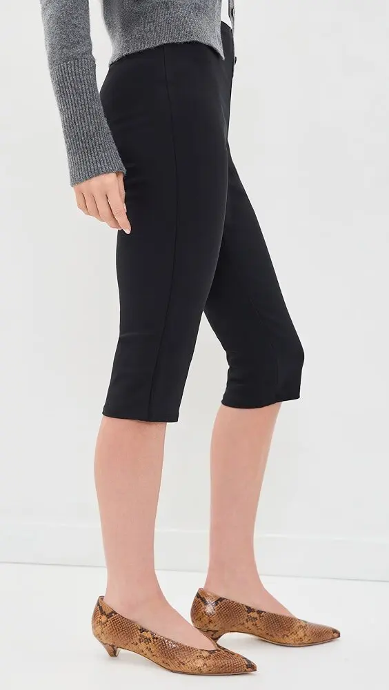 REFORMATION Jill Cropped Knit Pants