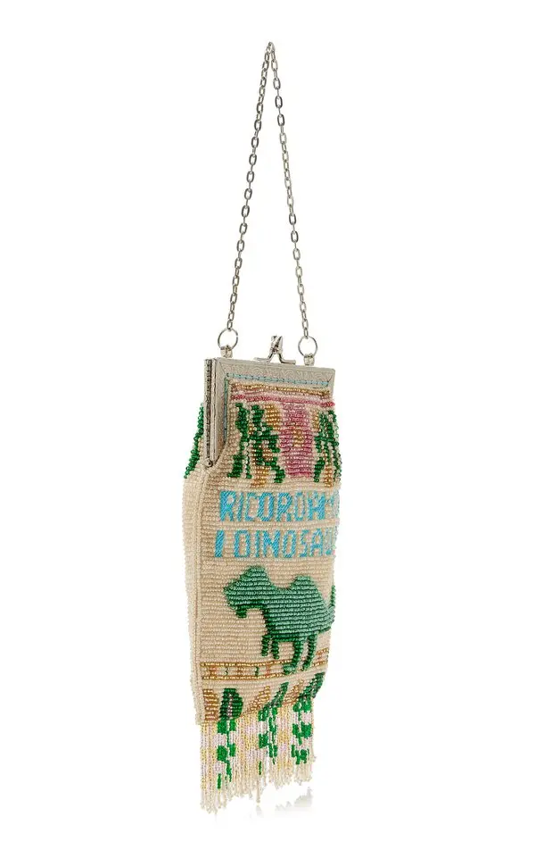 Staud Hughes Beaded Frame Bag