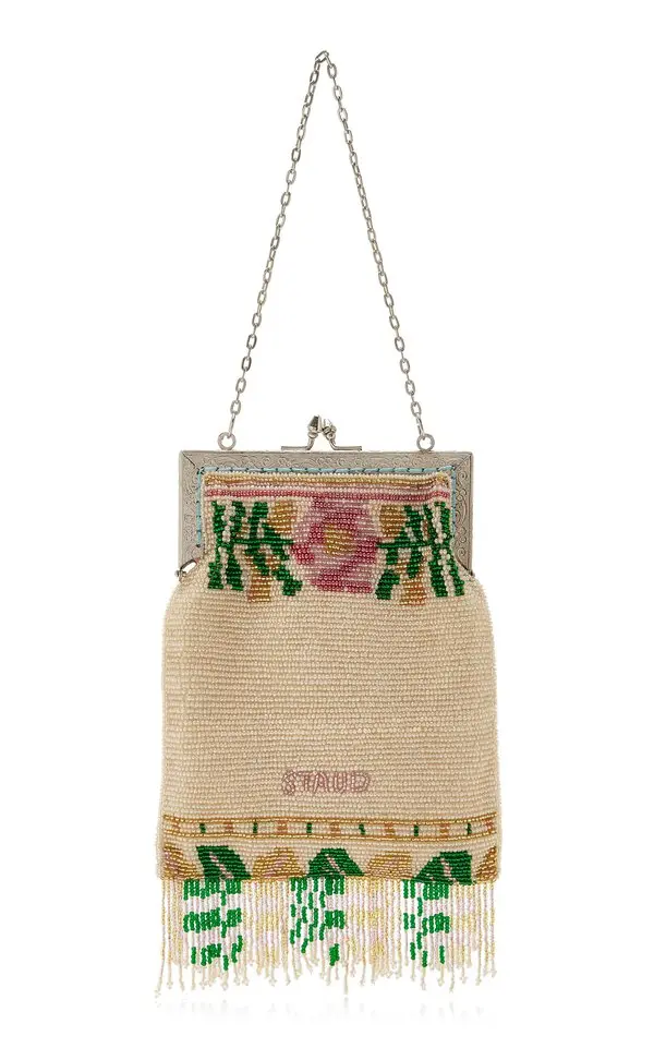 Staud Hughes Beaded Frame Bag