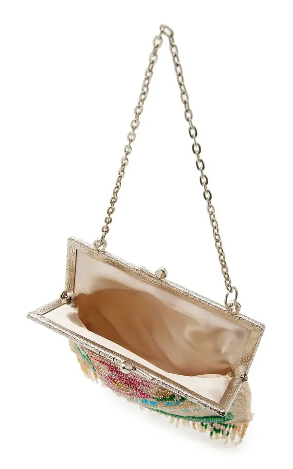 Staud Hughes Beaded Frame Bag