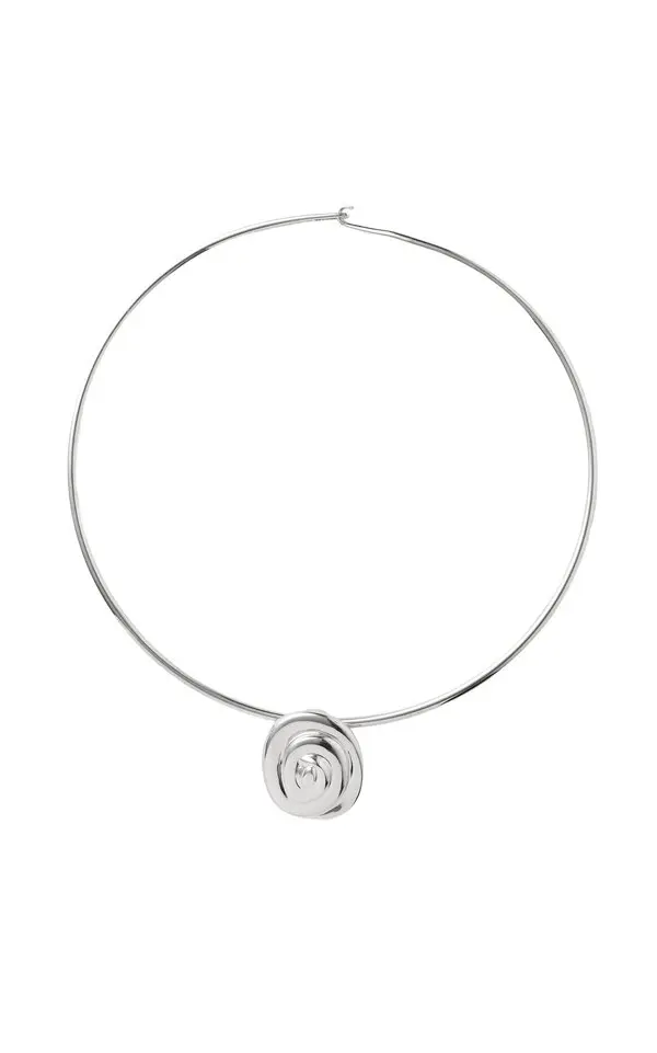Éliou Spira Leather Sterling Necklace