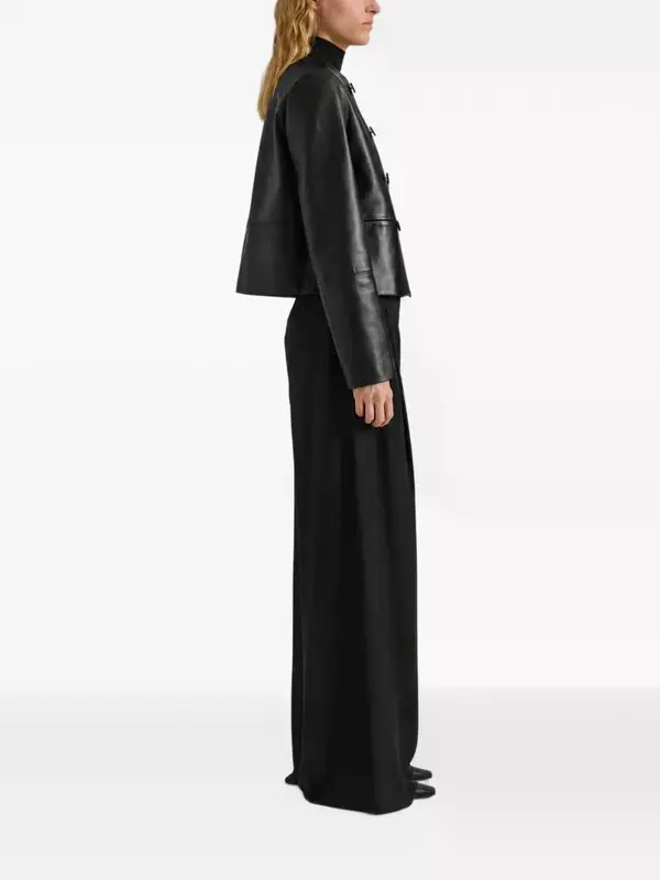 Proenza Schouler White Label Courtney Double-breasted Leather Jacket