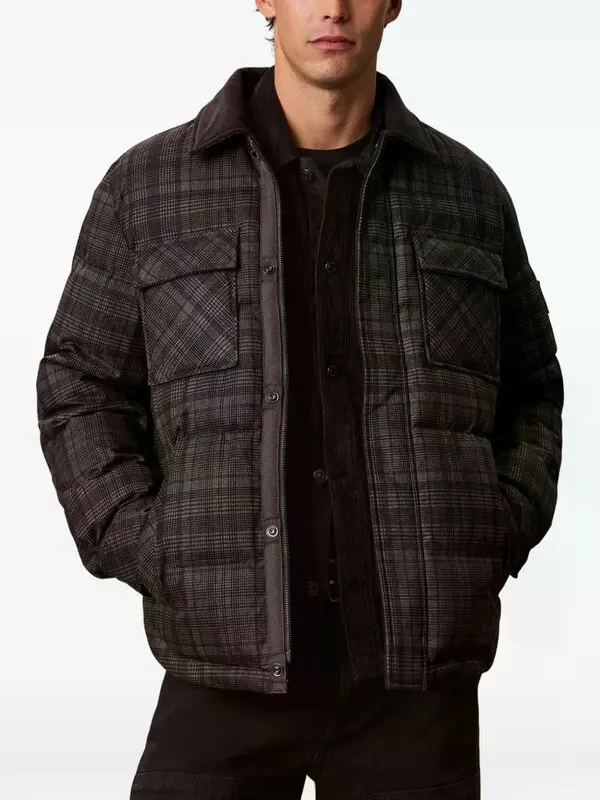 Calvin Klein Check-pattern Padded Jacket