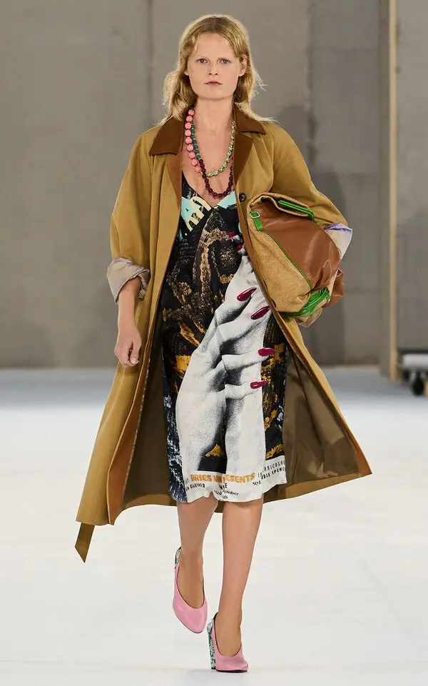 Dries Van Noten Dello Printed Midi Dress