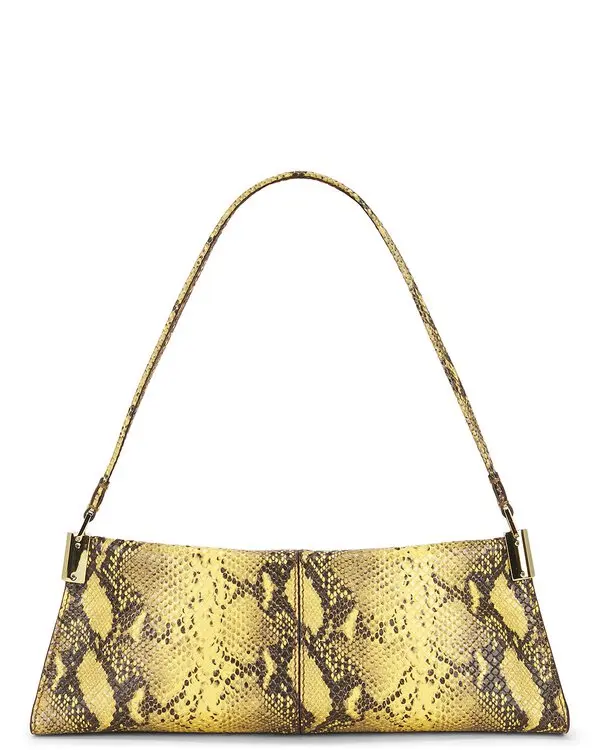 Balmain Small-calfskin Embossed Python Bag