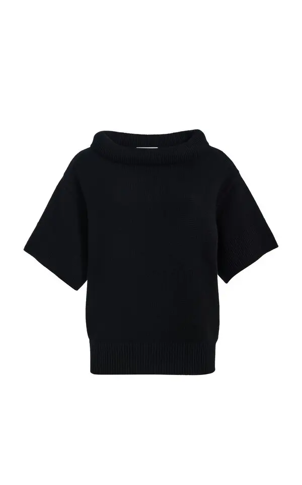 Michael Kors Portrait Cashmere Top