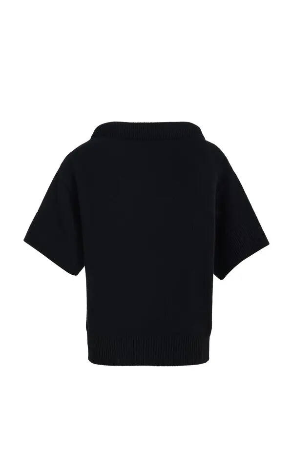 Michael Kors Portrait Cashmere Top