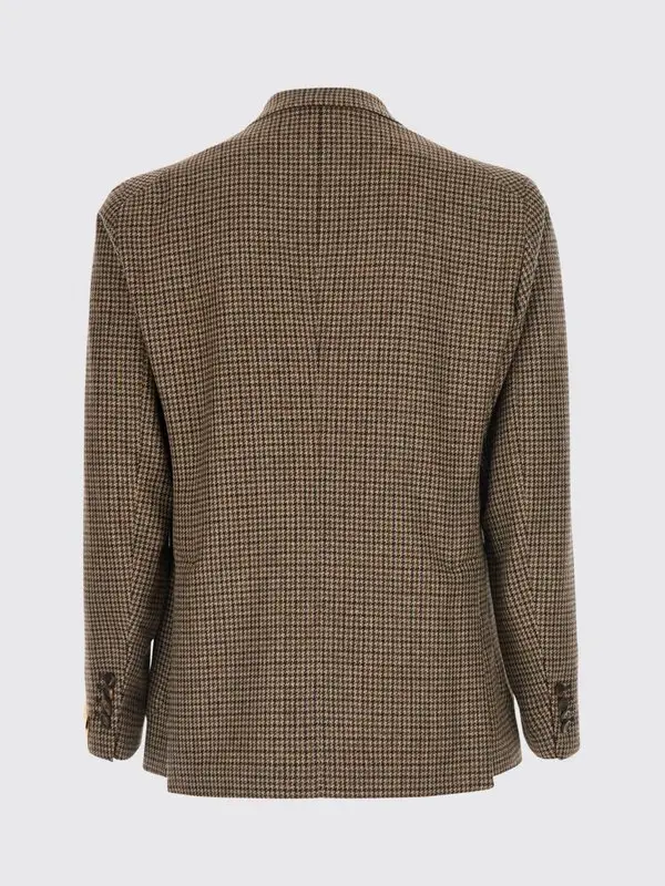 Tagliatore Single-breasted Houndstooth Wool-blend Blazer