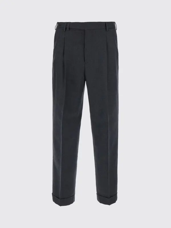 PT TORINO Straight-leg Pleated Wool Blend Tailored Trousers
