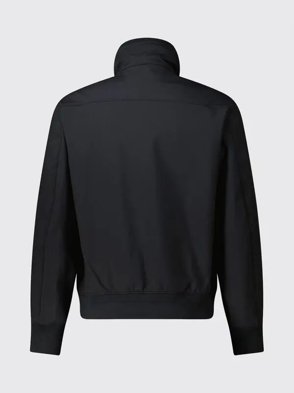 C.P. COMPANY Windproof Technical Softshell Bomber Jacket With High Collar