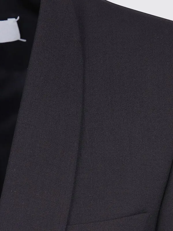MAISON MARGIELA Single-breasted Wool Blazer With Shawl Collar