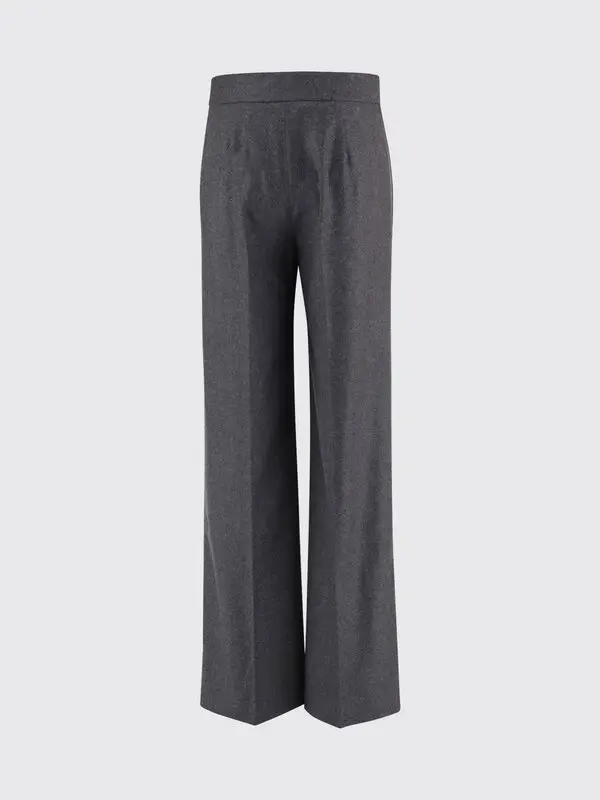 SA SU PHI Wide Leg Trousers In Wool And Cashmere Blend