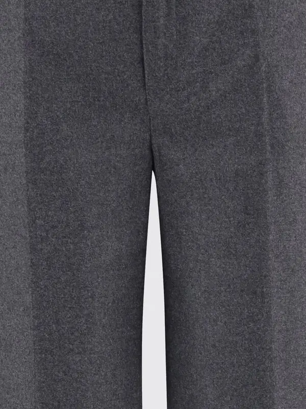 SA SU PHI Wide Leg Trousers In Wool And Cashmere Blend