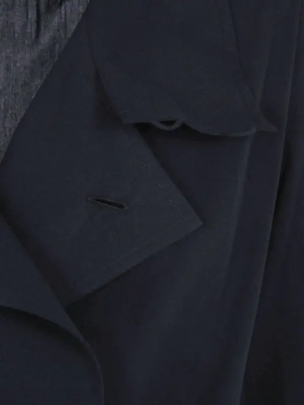 Issey Miyake Monsieur High-neck Crêpe Wrap Shirt